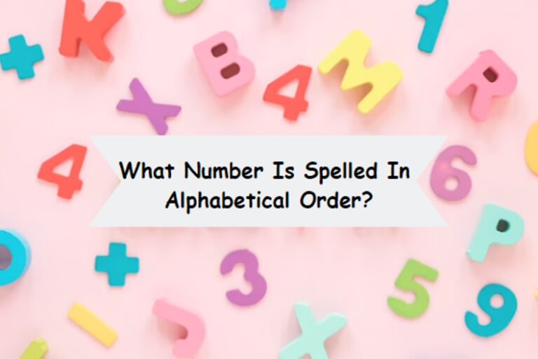 What Number Is Spelled In Alphabetical Order? | Direct Search Zone